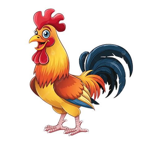 Dibujo De Gallo Cantando