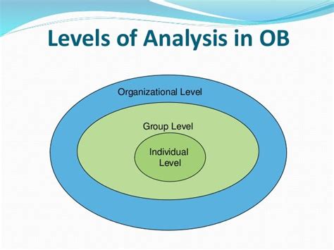 Organizational Behaviour Nature And Levels Of Organizational Behaviour