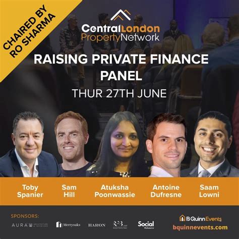 Toby Spanier On Linkedin Looking Forward To Speaking At The Raising Private Finance Panel On…