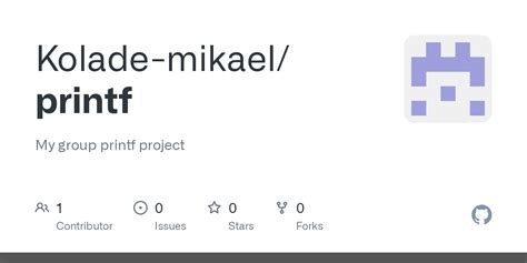github kolade mikael printf my group printf project