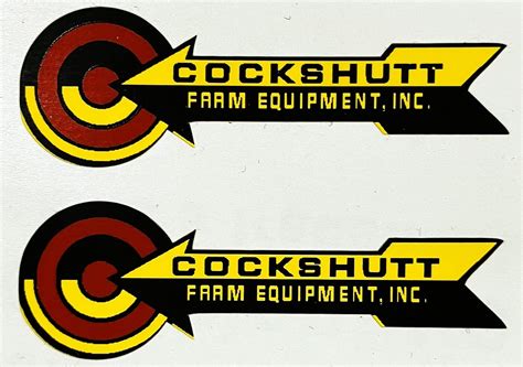 Decal Cockshutt Logo Large 3 Color 2 Dck921 Midwest Decals