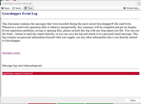 Gh Script Doesnt Open I Can Lose My Entire Work Grasshopper Event