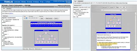 Trakla2 Algoritm Simulation Exercise Is On The Left And Corresponding Download Scientific