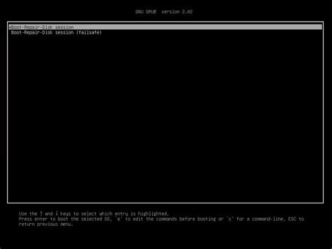 Réparer un Grub Linux avec Boot Repair Disk