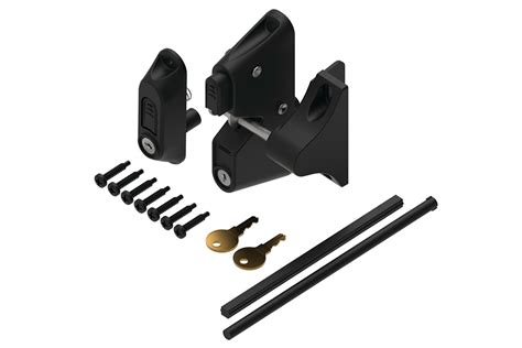 Double Sided Keyed Gate Latch Alumission