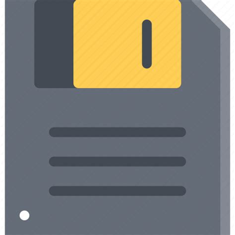 Computer Data Diskette Information Protection Technology Icon Download On Iconfinder