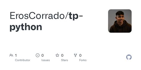 GitHub ErosCorrado Tp Python
