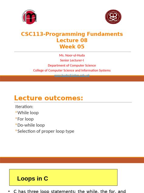 Lec 8 Programming Fundamentals Pdf