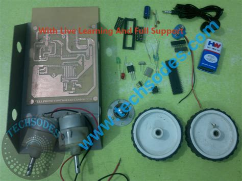 cell phone controlled land rover using 8051 techsodes