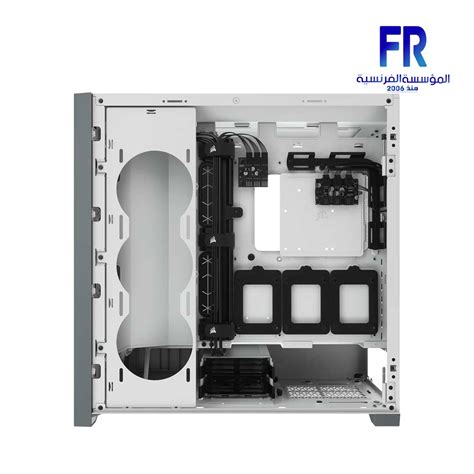 Corsair Icue 5000X RGB Tempered Glass White Mid Tower Case