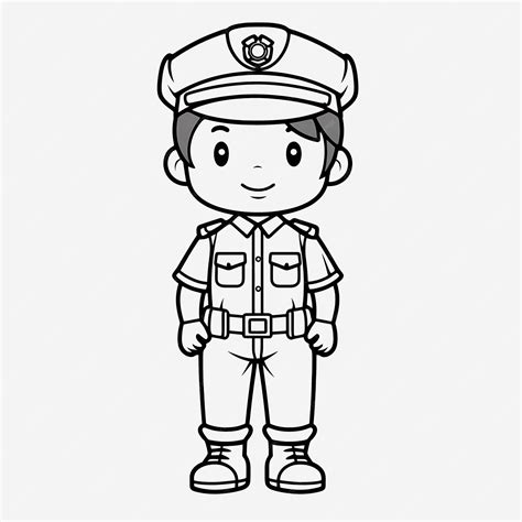 Police Clipart Black And White