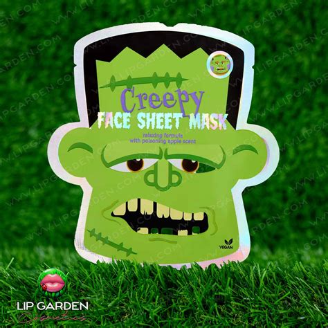 Mascarilla Facial Frankenstein Halloween Lip Garden Cosmetics