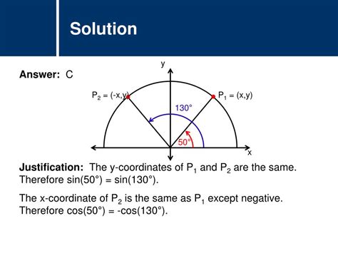 Ppt Mathematics Trigonometry Reference Angles Powerpoint