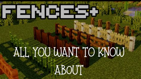 Types Of Fences In Minecraft At Michele Carter Blog
