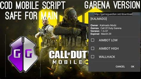 CODM FREE SCRIPT BY KALMADO MODZ YouTube