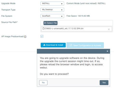Cisco Wlc C9800 Software Upgrade Samuraj