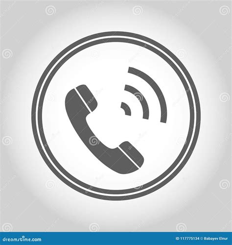 Phone Isolated Flat Web Mobile Icon Vector Sign Symbol Button Element Silhouette Stock Vector