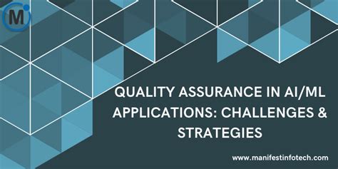 Quality Assurance In Aiml Applications Challenges And Strategies