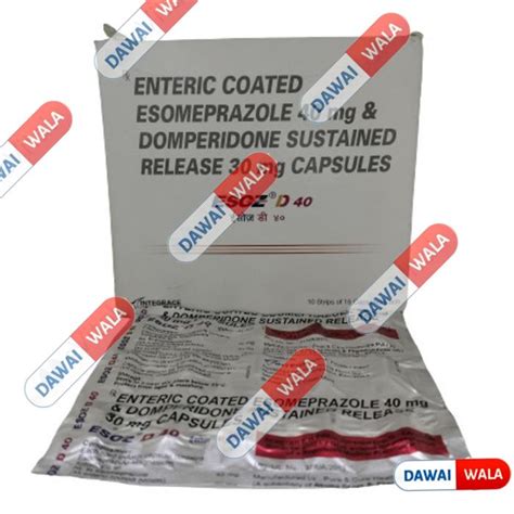 Online Medicine Delivery India Esoz D 40 Capsule