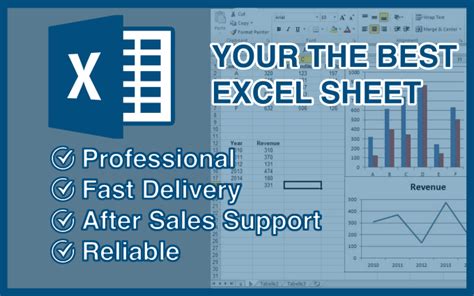 Create Excel Sheet Chart Macros Formulas Forms By Birtuss Fiverr