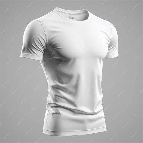 Premium Psd A White T Shirt With A White Logo On The Front
