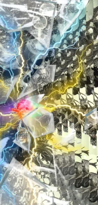 Dynamic Abstract Lightning Art Free Download