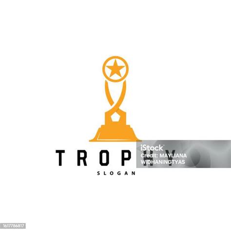 트로피 기호 디자인 벡터 아이콘 템플릿 일러스트레이션 컵 챔피언십 토너먼트 우승자 상 Championship에 대한 스톡 벡터