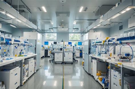 Premium Ai Image Molecular Biology Laboratory