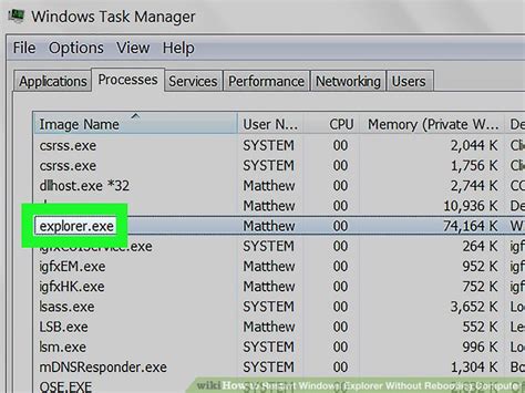 How To Restart Windows Explorer Without Rebooting Computer