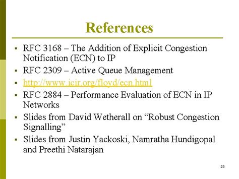 Explicit Congestion Notification Ecn Rfc 3168 Cisc 856