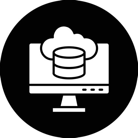Cloud Database Icon Design Illustration 50226514 Vector Art At Vecteezy
