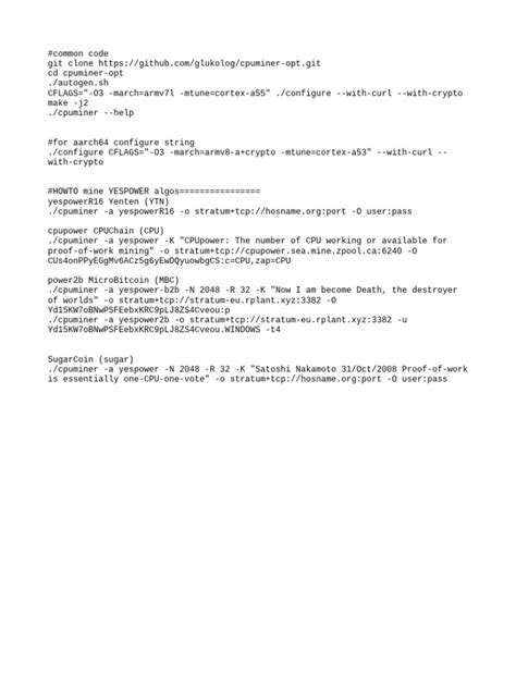 install cpuminer opt untuk algo yespower pdf