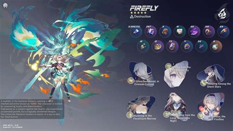 Hsr 23 Leaks Firefly Eidolons Mobile Art Firefly Anime