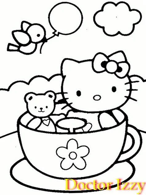 Оцветяване на Hello Kitty