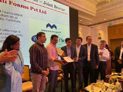 Shree Malani Foams Felicitated With The Prestigious Telangana State
