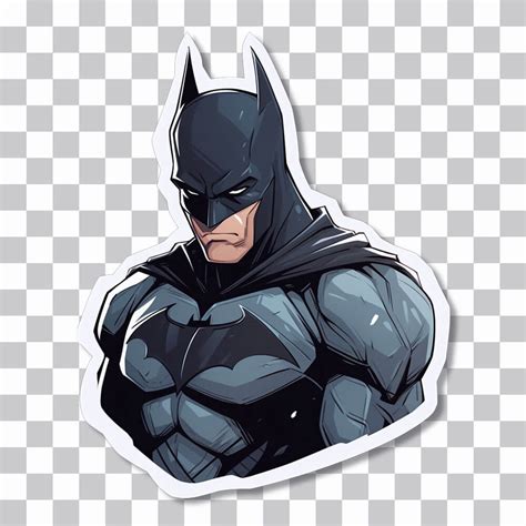 Free Serious Batman Dc Comics Sticker Batman Png Stickers