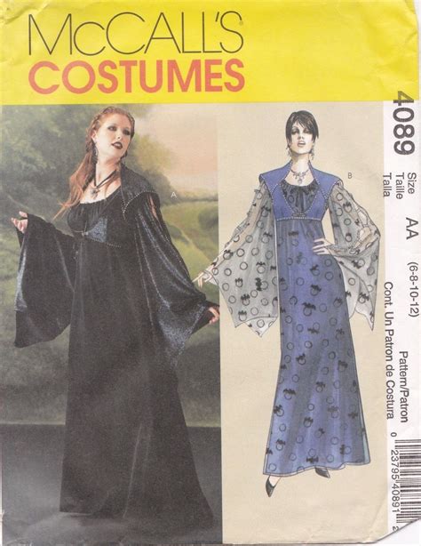 Womans Gown Pattern Mccall Sz Fantasy Bridal Medevil Cosplay Ebay