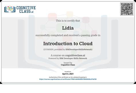 ibmdeveloperskillsnetwork cc0101en certificate cognitiveclass