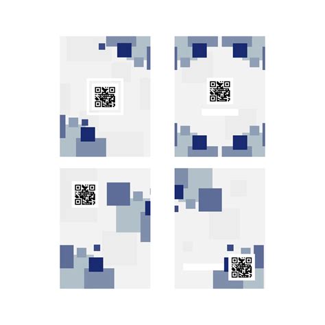 Abstract Geometric Shape Qr Code Label Design Vector Art At Vecteezy