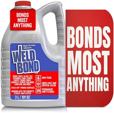Pva Glue Weldbond Universal Adhesive Glue 3 Liter Non Toxic For Wood