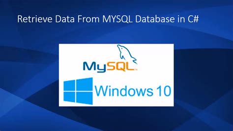 How To Get Data From Mysql Database In Mvc How To Retrieve Data From Mysql Database In C