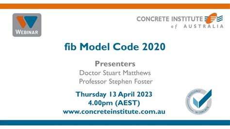 Concrete Institute Of Australia On Linkedin Fib Model Code 2020 Concrete Institute Of Australia