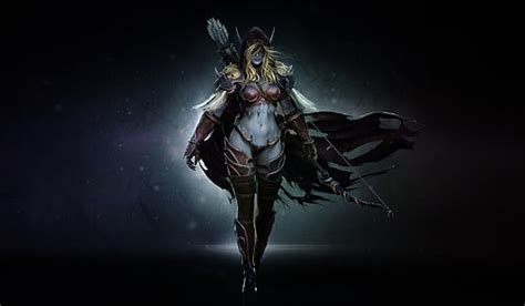 무료 다운로드 Wow 블리자드 예술 월드 오브 워크래프트 워크래프트 실바 나 실바나스 윈드 러너 팬 아트 실바나스 워크래프트 3 Hd 배경 화면