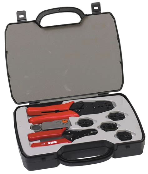 Cabac 05tk1 Tool Kit Coax Crimper Stripper Cutter Cable Cutting Stripping And Crimping
