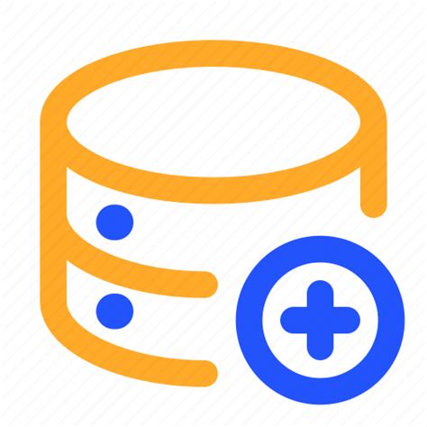 database hosting network server data add icon download on iconfinder