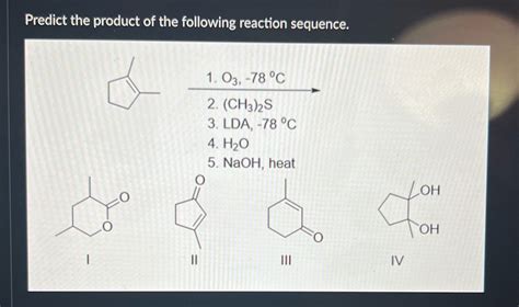 [solved] Predict The Product Of The Following Reaction Sequence 1 03 78 Course Hero