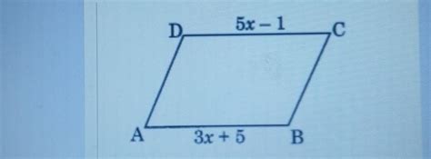 Figure Abcd Is A Parallelogram What Is The Value Of N Dd Figure