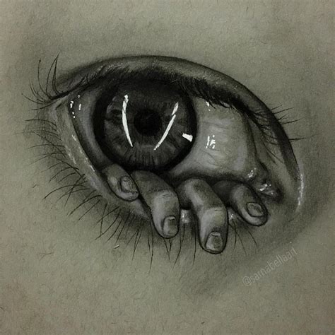 Creepy Eye Drawing At Getdrawings Free Download