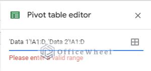 Google Sheets Create A Pivot Table With Data From Multiple Sheets