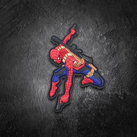 2a Spider Man Pvc Morale Patch Patchops